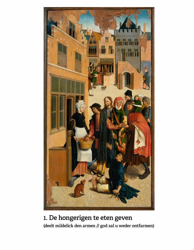 De meester van Alkmaar - Barmhartigheid