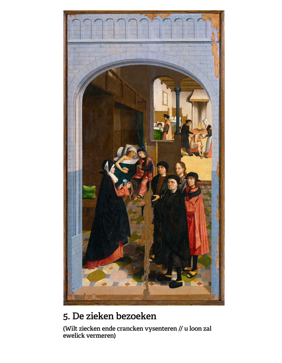 De meester van Alkmaar - Barmhartigheid