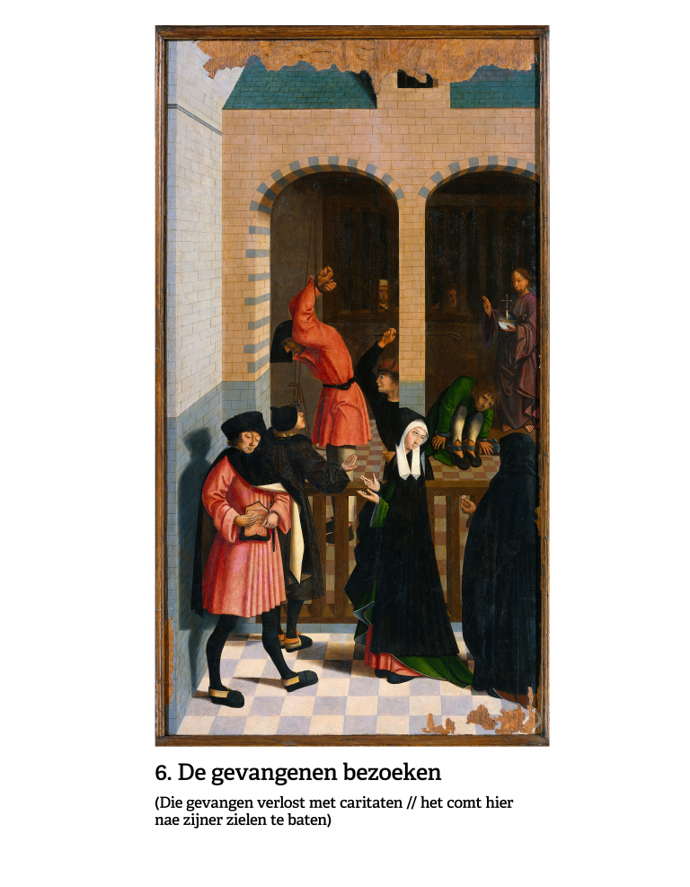 De meester van Alkmaar - Barmhartigheid